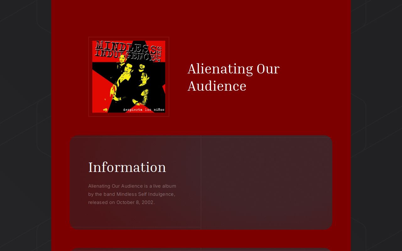 Alienating Our Audience